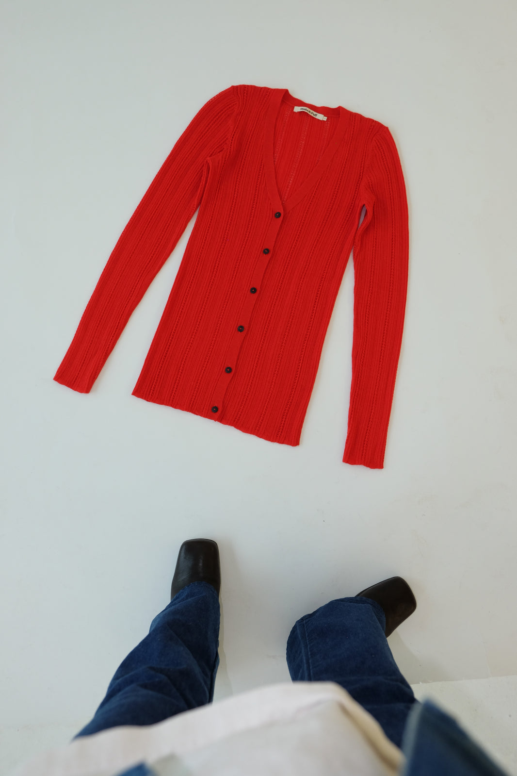 Popcorn Polo Cardigan – Misha & Puff