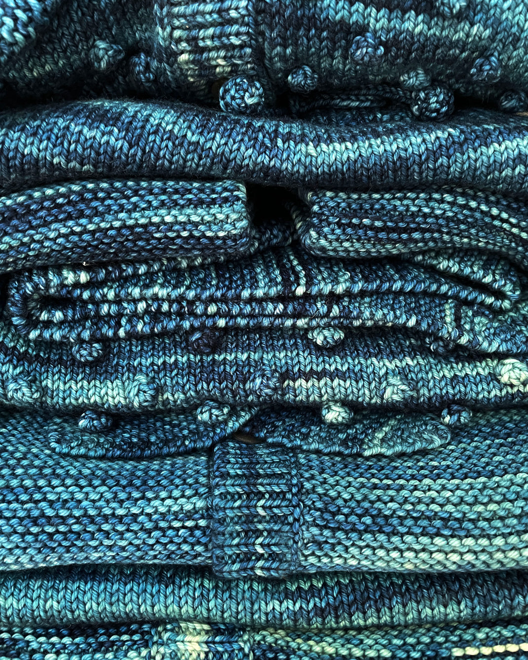 Adult Popcorn Cardigan | Digital Knitting Pattern | Misha & Puff