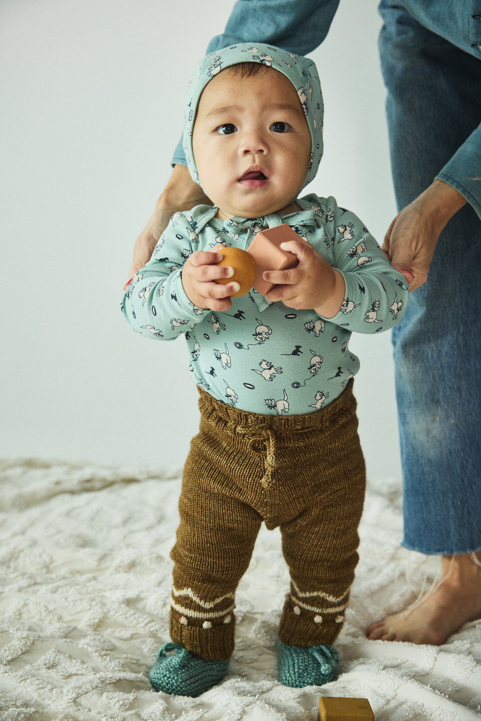 Baby Long Sleeve Lap Onesie – Misha & Puff