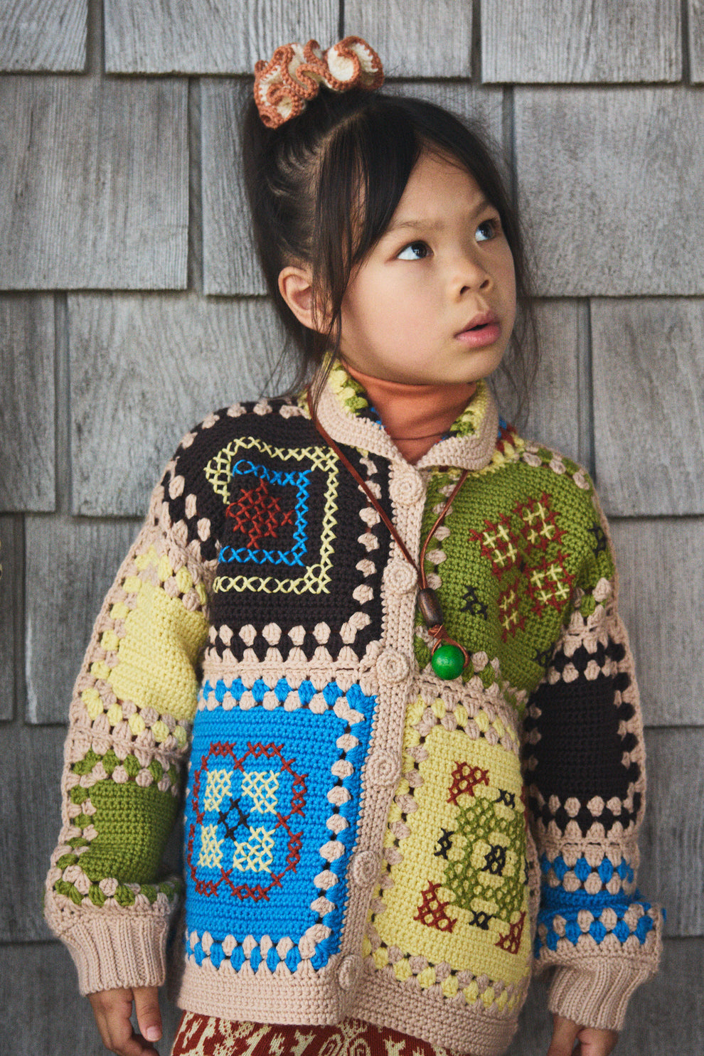Cross Stitch Crochet Jacket – Misha & Puff